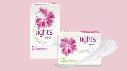 Echantillons gratuits : produits Lights by Tena à recevoir gratuitement